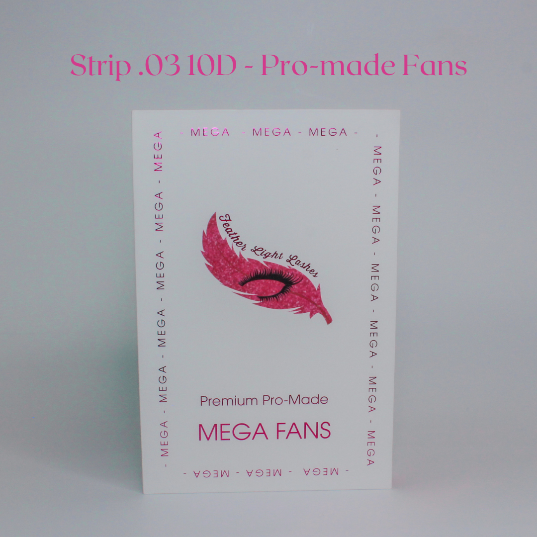 .03 10D Pro-Made Mega Volume – Feather Light Lashes